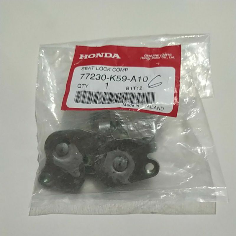 Honda genuine seat lock comp. for Click 125/150,Genio | Shopee Philippines