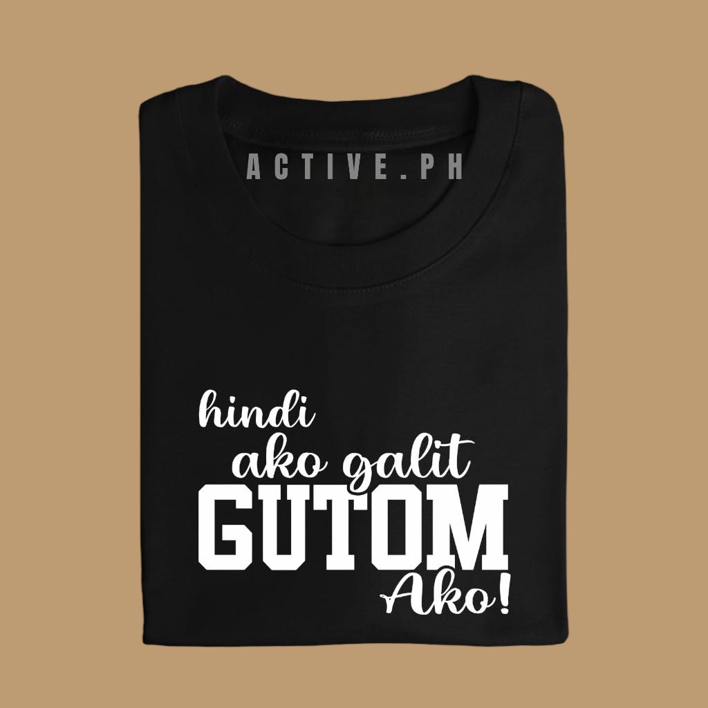 HINDI AKO GALIT GUTOM AKO! Oversized Minimalist Aesthetic Statement ...