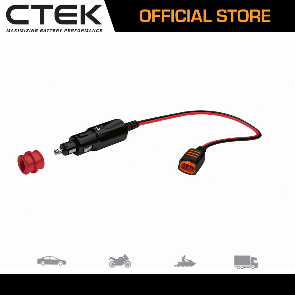 CTEK Comfort Connect Cigarette Plug for CTEK Smart Car Battery Charger ...