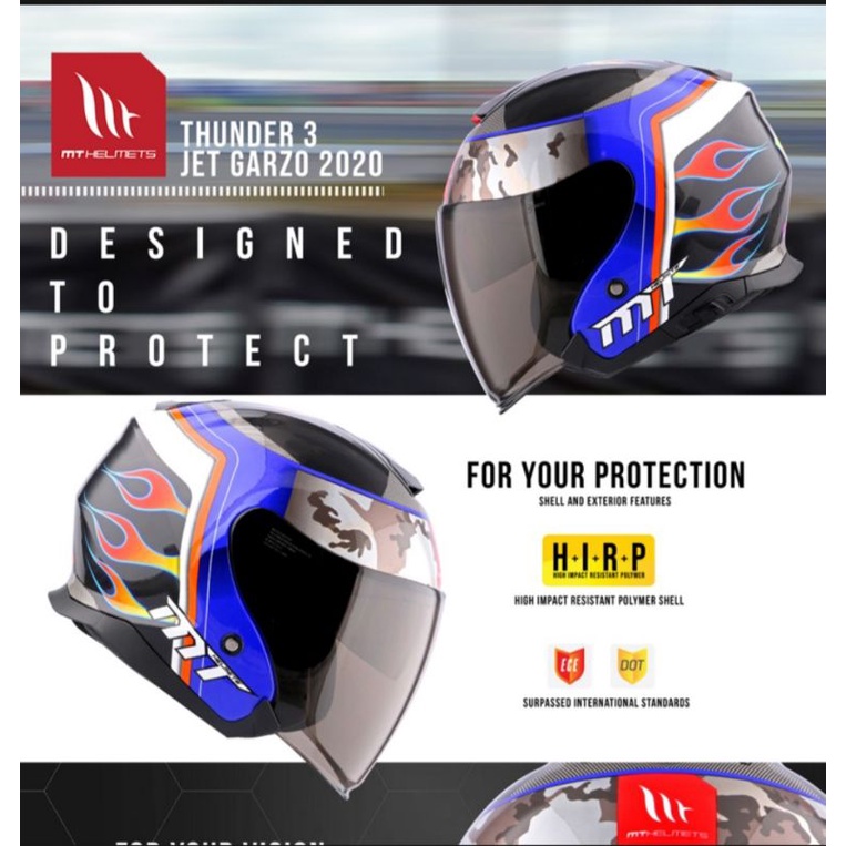 Mt helmet sv jet thunder and garzo halface helmet | Shopee Philippines