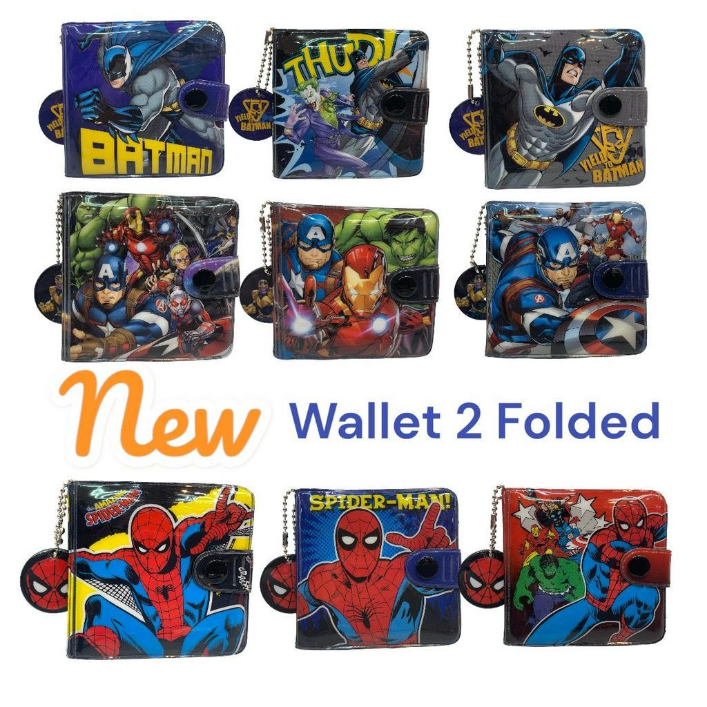 2 Fold Children's Wallet Cartoon Copyright Kids (Spiderman/Avenger ...