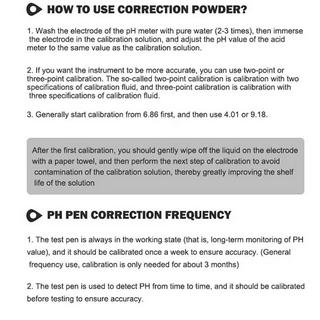 Reeopee PH Meter Calibration Powder PH Meter Buffer Powder For PH Level ...