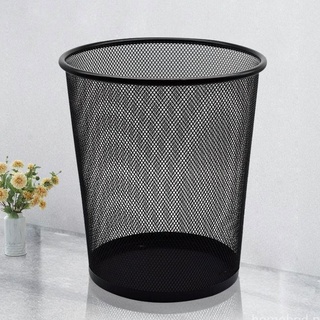 Large Wire Mesh Trash Can Bedroom Hotel Coffee Table Trash Can | Shopee ...