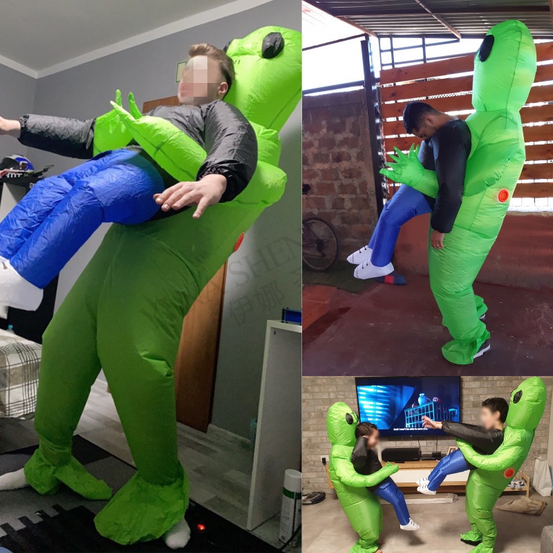 Alien Inflatable Costume Boys Girl Party Cosplay Costume Funny Suit ...