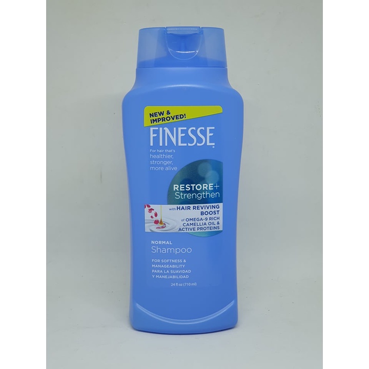 Finesse Shampoo & Conditioner Restore Strengthen Hair Boost | Shopee ...