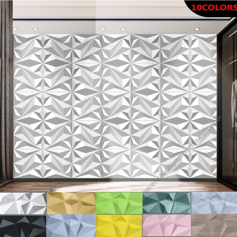 3D pvc wallpaper wall stickers waterproof DIY adhesive design home ...