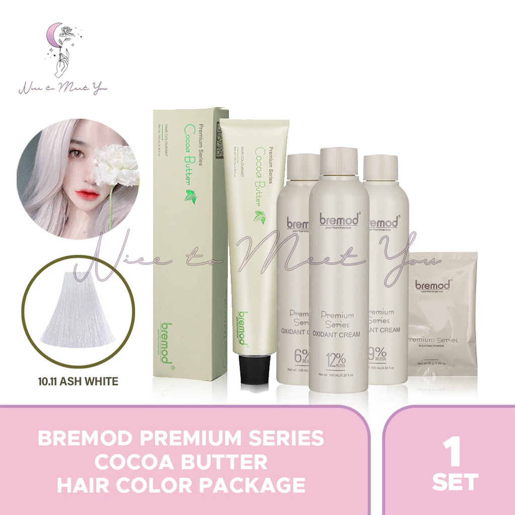 Bremod Premium Series Cocoa Butter Hair Color Package Hair Dye Set 10. ...