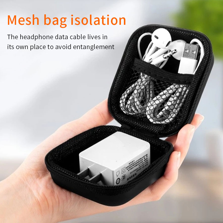 Headphone Phone Data Line Storage Bag Organizer Box | Shopee Philippines