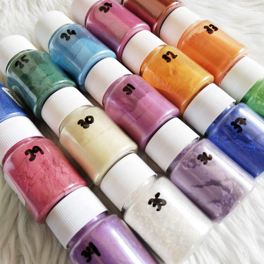Mica Powder Bottles 25ml | Pearl Powders | Mica For Stamps | Shimmer ...