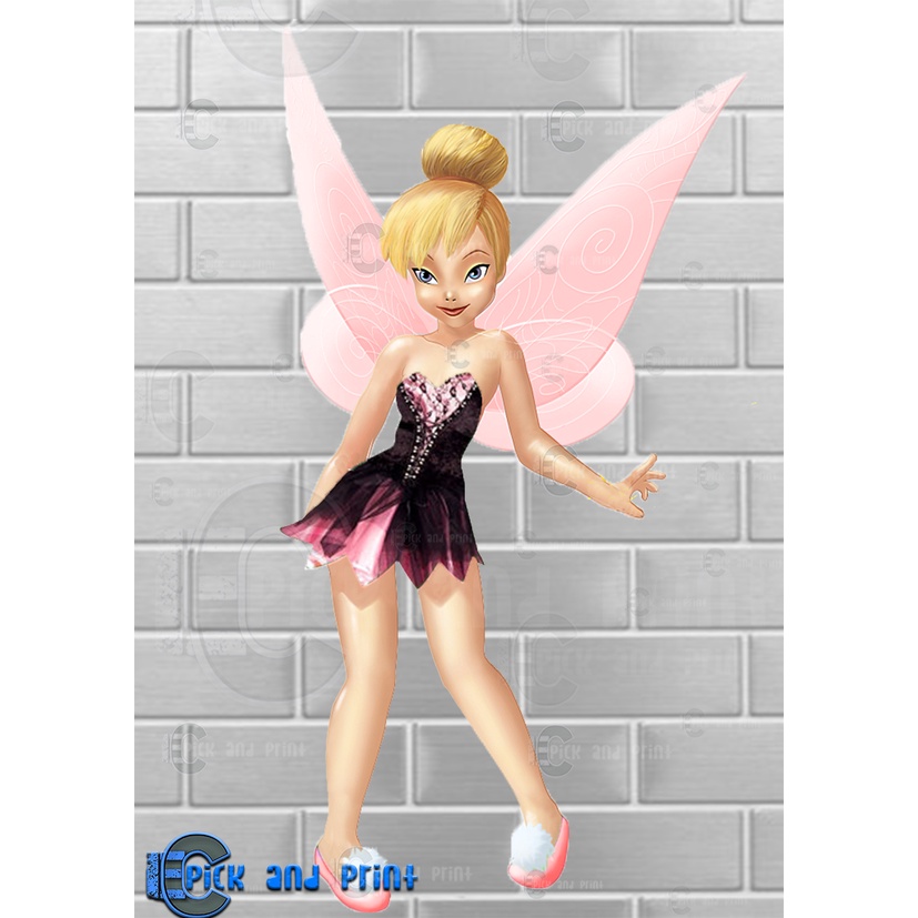 Tinkerbell Character Cut Outs for DIY Party Backdrops Party Decorations ...