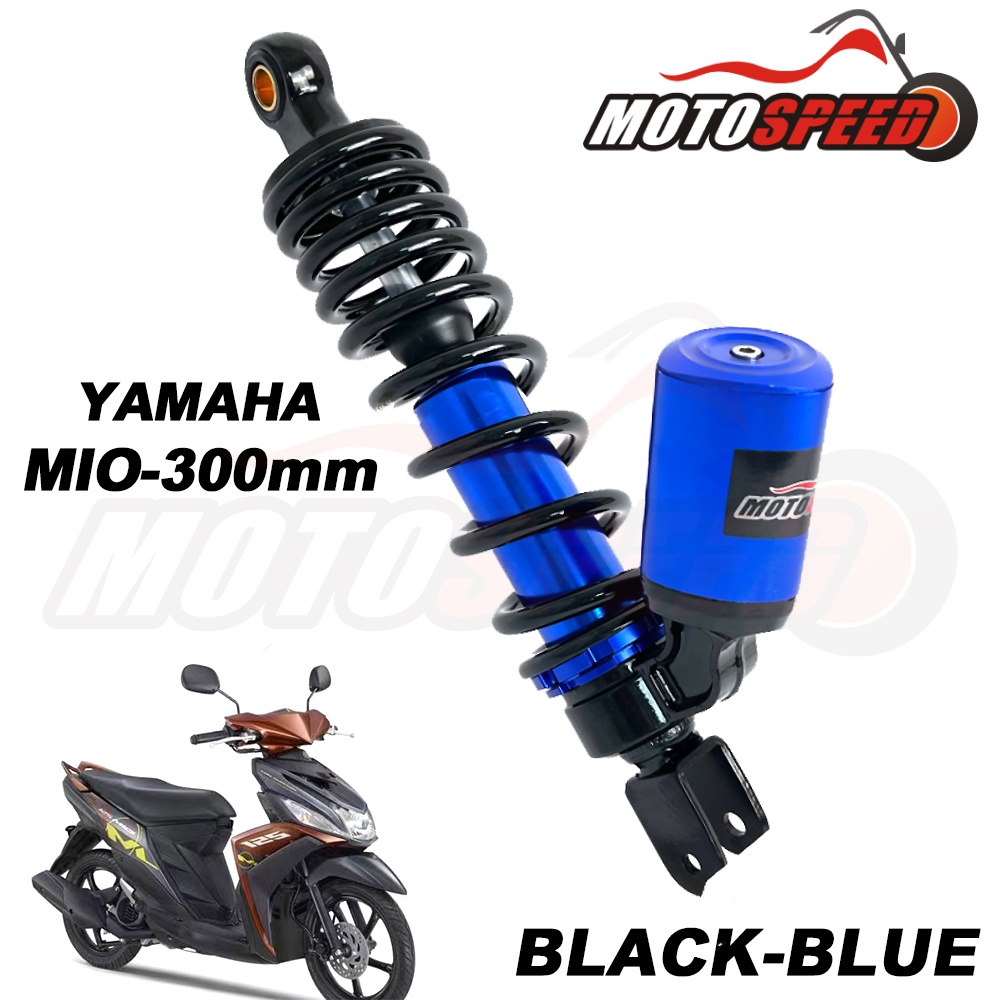 1 Pc Rear Mono Shock Absorber With Gas Tank 300mm Fazzio Click Beat FI Mio Scoopy Skydrive Fino ...