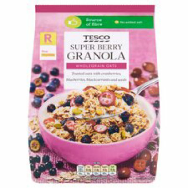 Tesco Super Berry Granola 500g. | Shopee Philippines