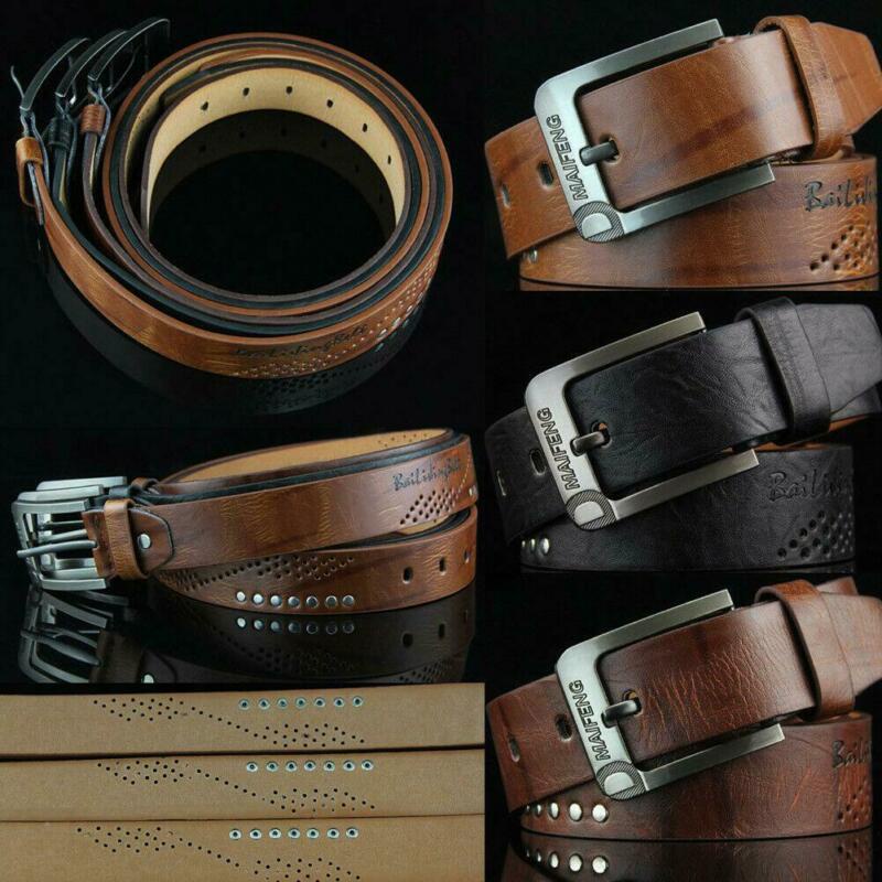New casual men's belt, antique pin buckle belt, retro with pants D8K8 ...