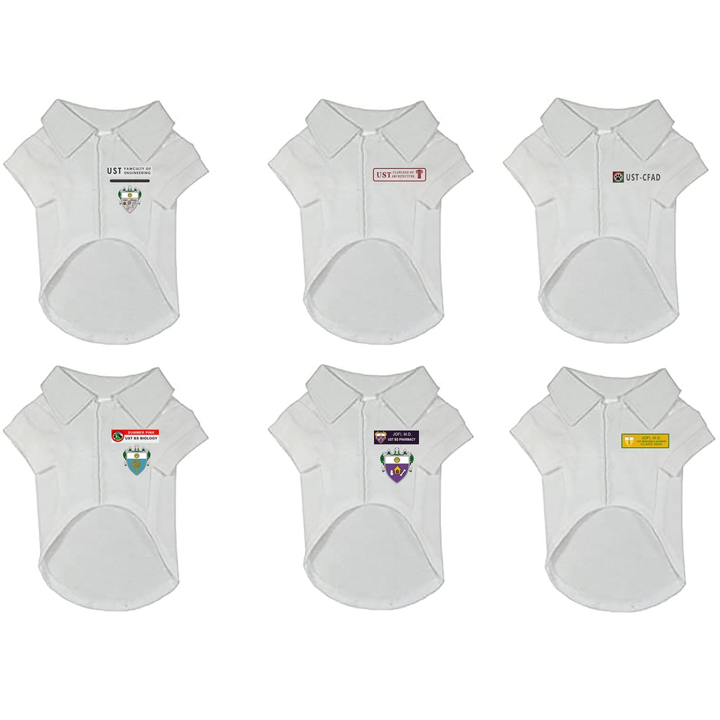 Pet dog/cat UST uniform POLO | Shopee Philippines