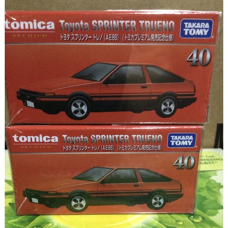 Takara Tomy Premium no.40 Toyota Sprinter Trueno Diecast Metal Toy Car ...