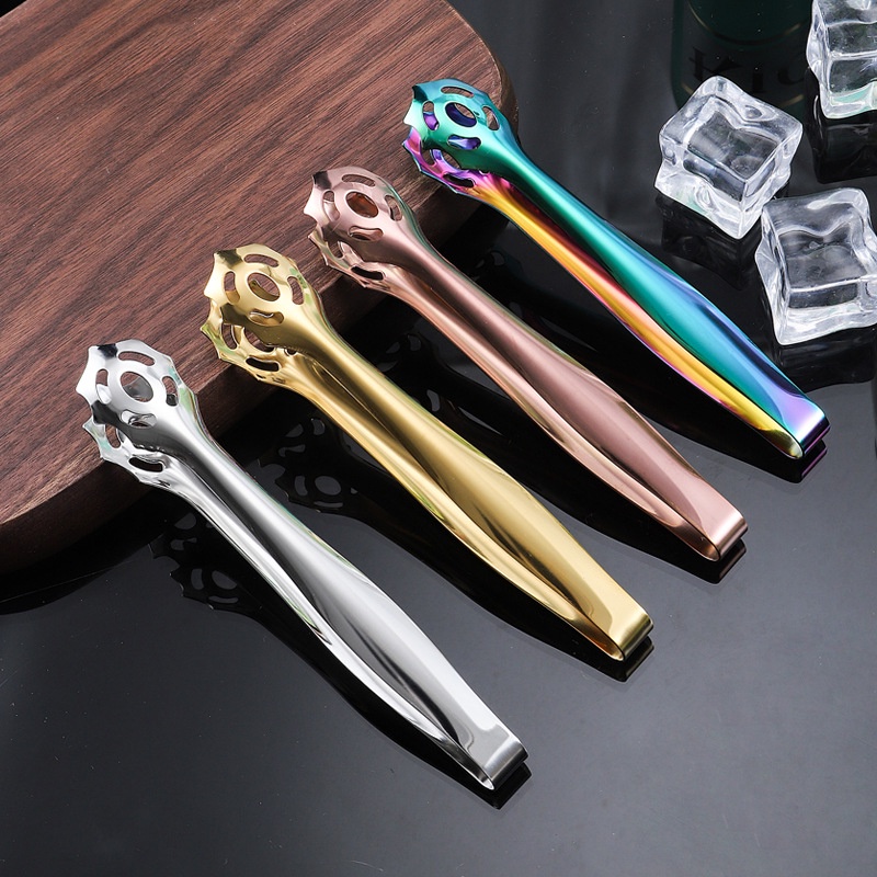 304 Stainless Steel Small Clip Catering Bar Ice Cube Sugar Creative ...