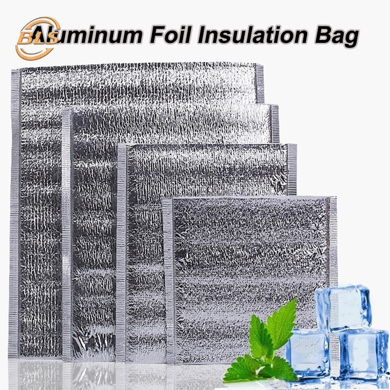 Multipurpose Insulated Foil Storage Bags/ Disposable Silver Aluminum ...