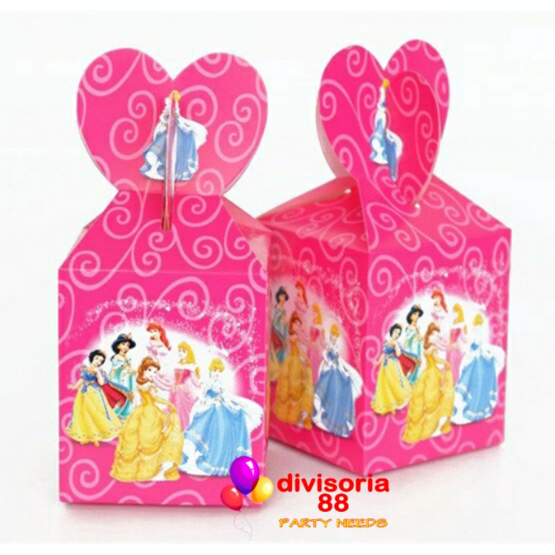[DV88] Disney Princess Gift Box Candy Box (6pcs per pack) | Shopee ...