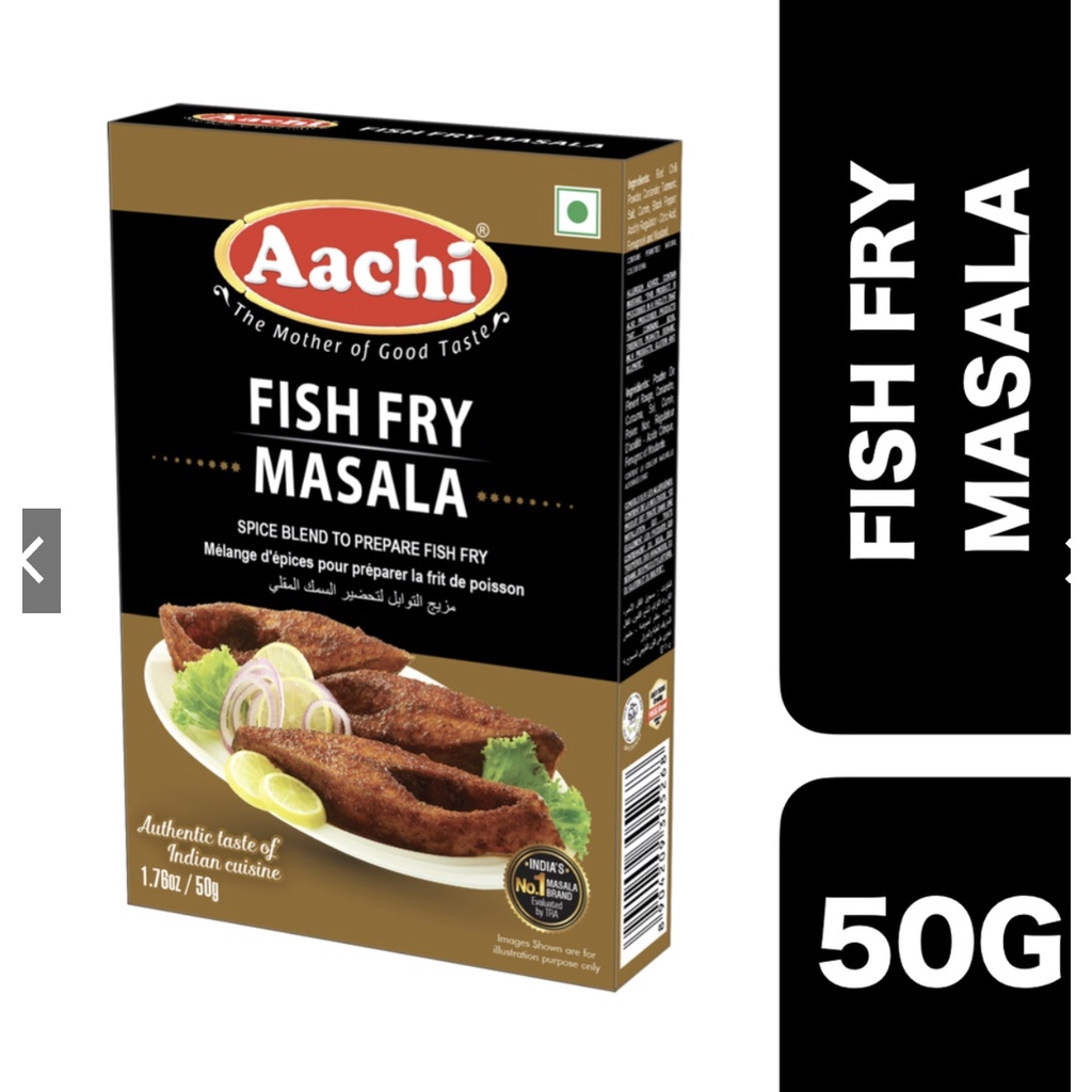 Aachi Fish Fry Masala 50g Powder 50g. | Shopee Philippines