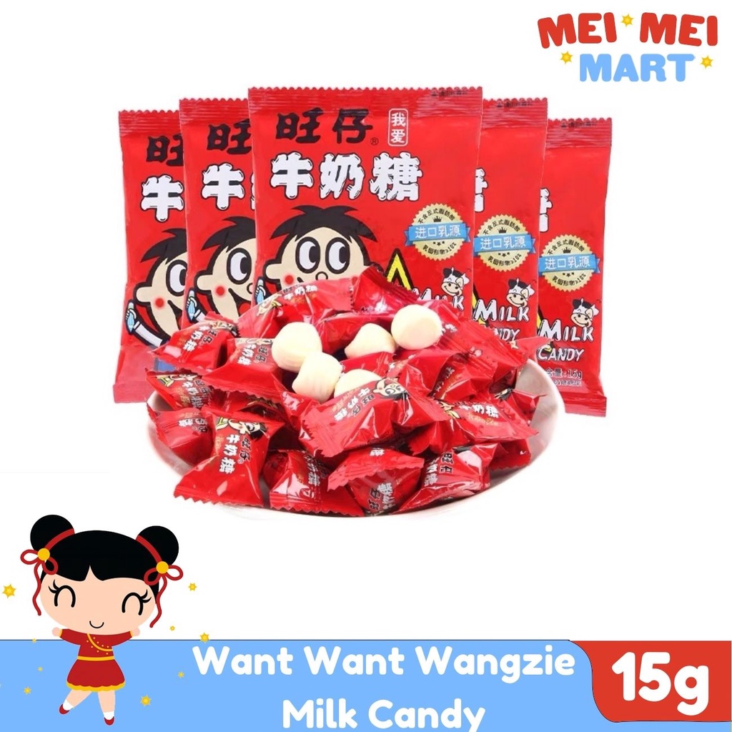 Want want wangzie Milk candy 15g wangzai | Shopee Philippines