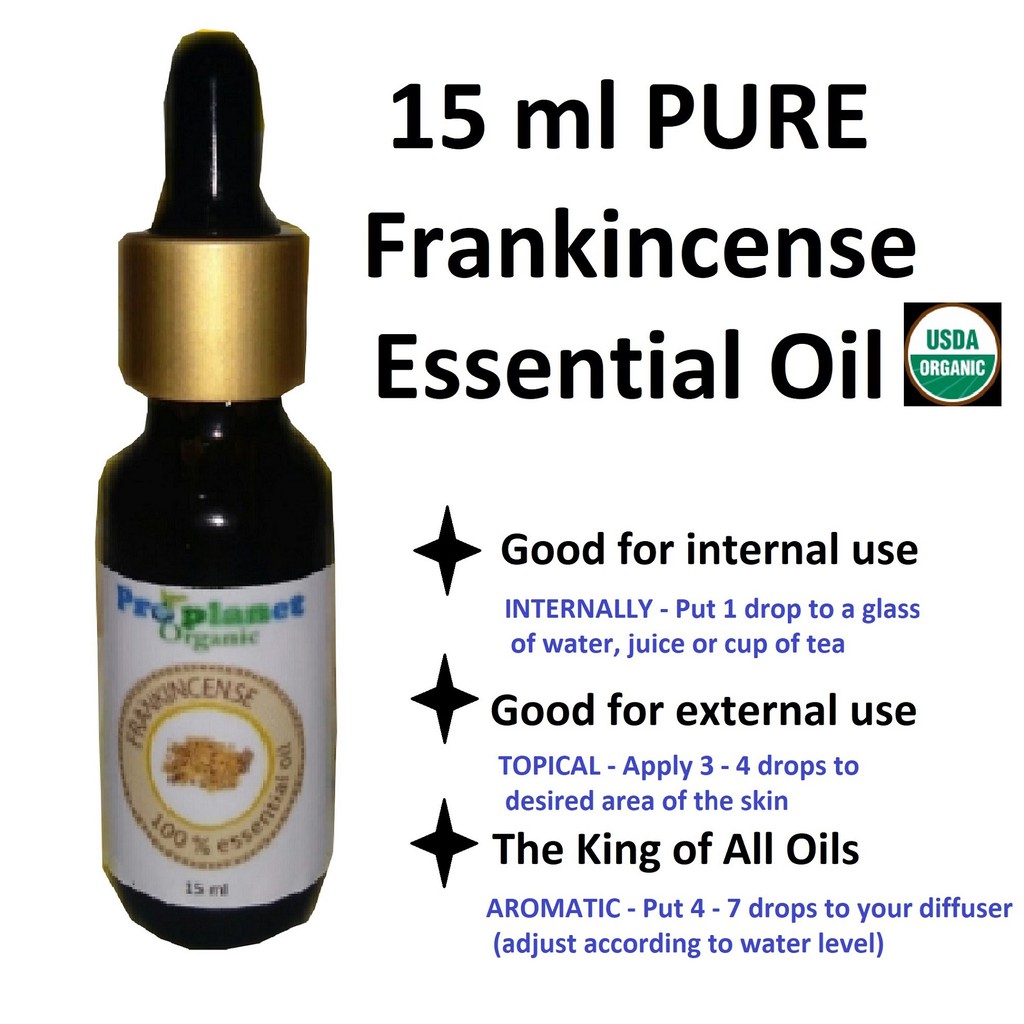 Pure Frankincense Essential Oil, w/ Free Dropper (SALE) | Shopee ...