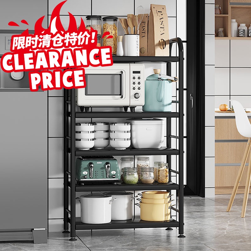 Kitchen and bathroom racks Microwave oven rack Dishware storage rack ...