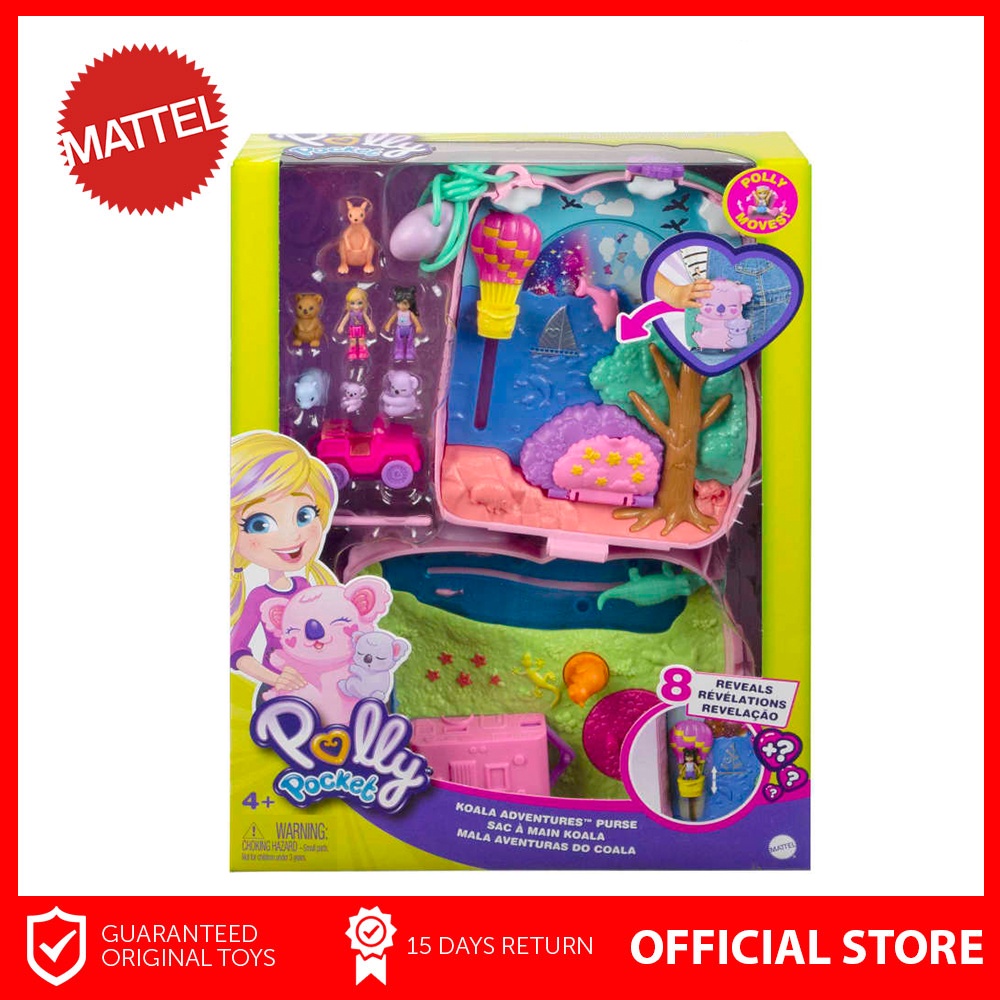 Polly Pocket Core Large Wearable Compact - Koala Purse | Shopee Philippines
