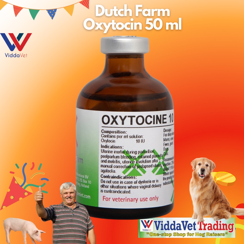 Viddavet Dutch Farm Imported 50 ml Oxytocin 10 iu for uterine inertia ...