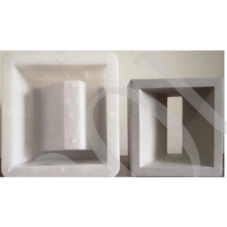 1pc Precast concrete louver blocks hard plastic mold breeze block #2 ...