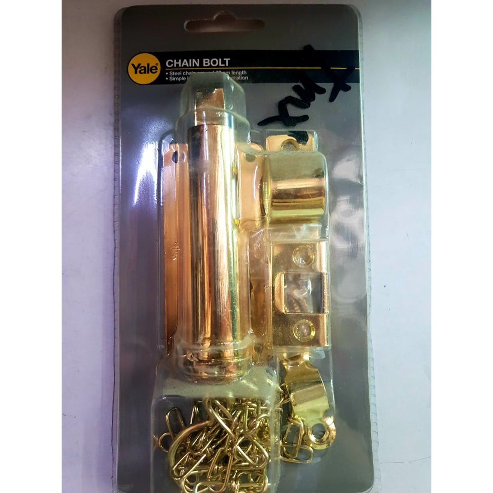 YALE Chainbolt Footbolt Chain Foot Bolt Lock original | Shopee Philippines