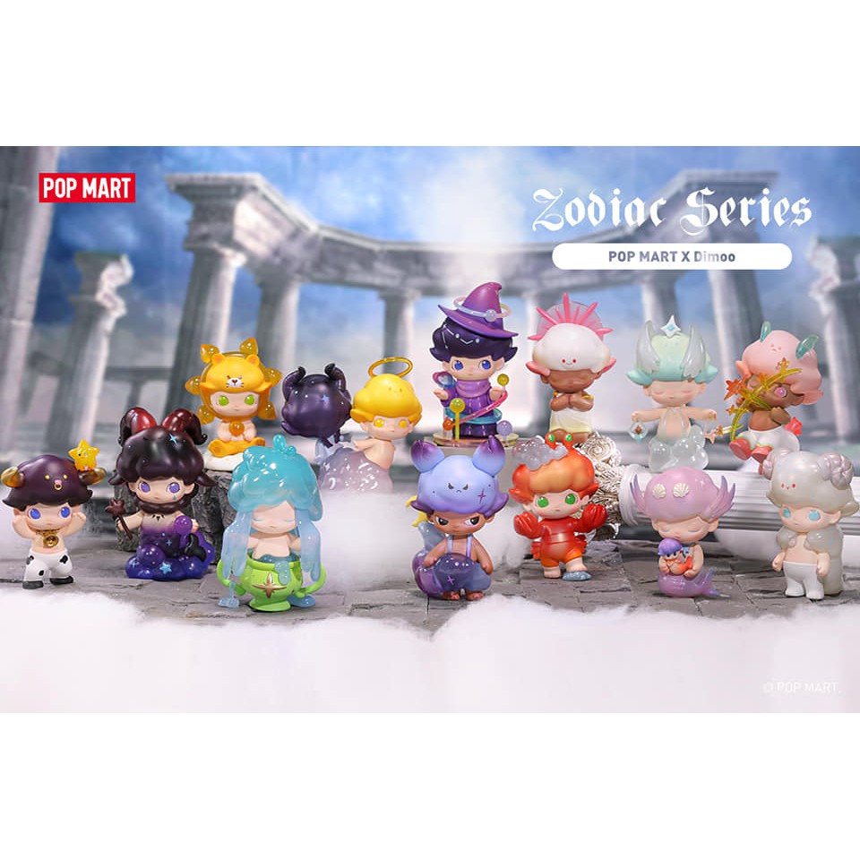 GENUINE POP MART DIMOO ZODIAC BLIND BOX SERIES SET OF 12 | Shopee ...