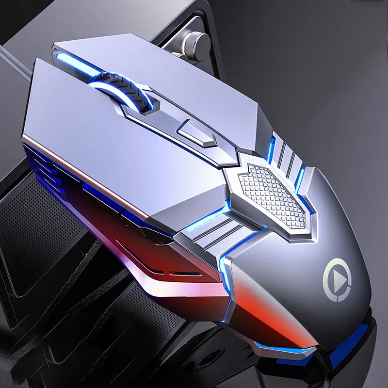 LED light Gaming Wired Mouse Ergonomic Mechanical Optical USB For Game ...
