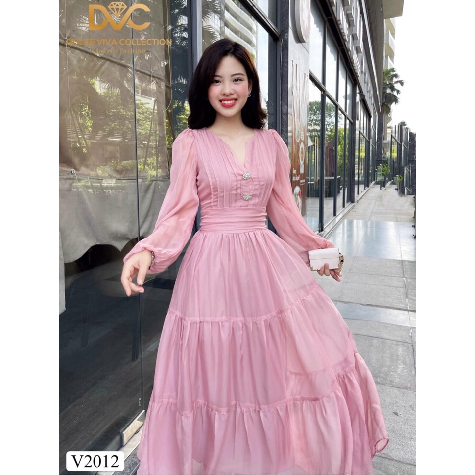 High-quality Korean umi Silk Chiffon Dress With Light Spreading ...