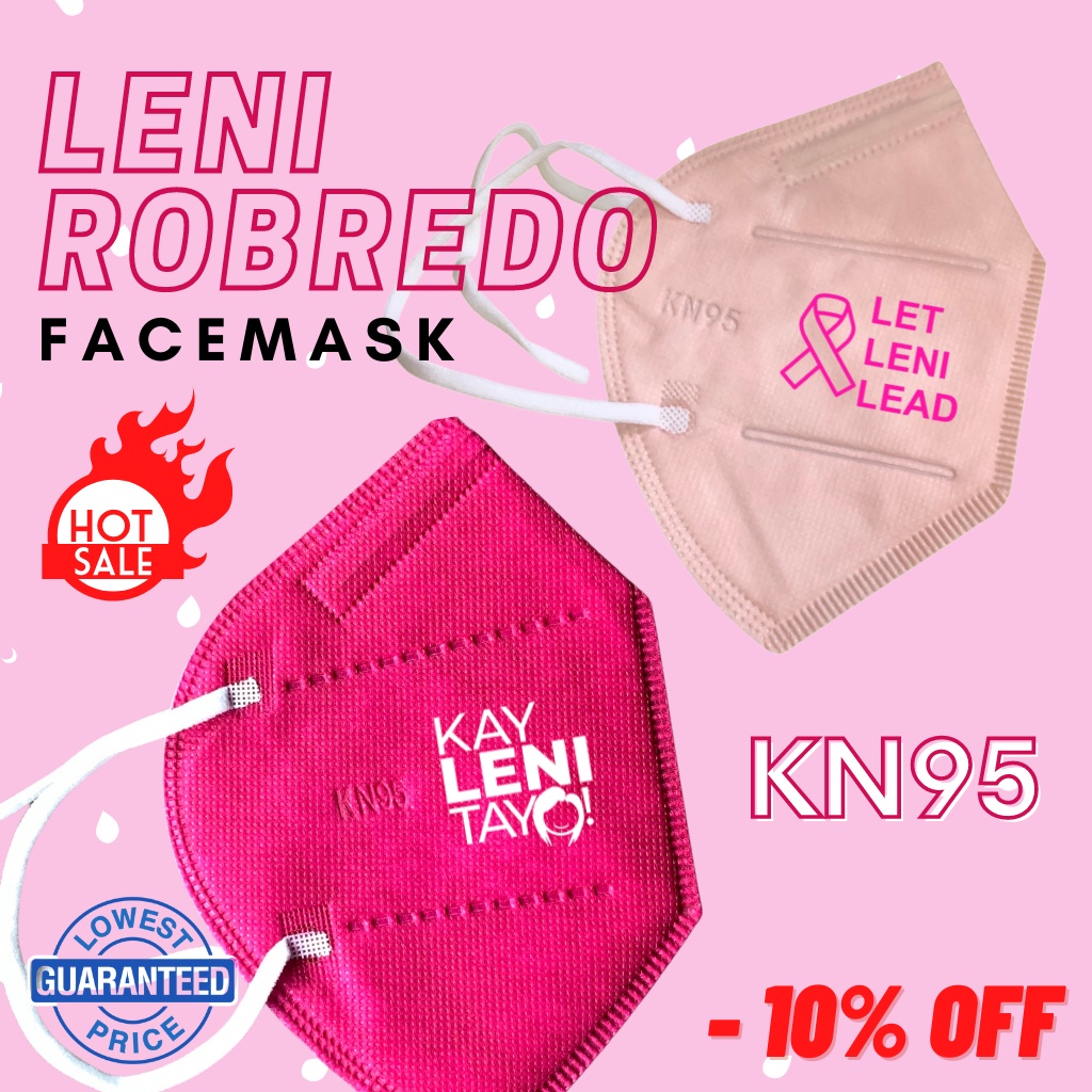 KN95 Leni Robredo Kakampink Mask Customized Facemask KN95 | Shopee ...