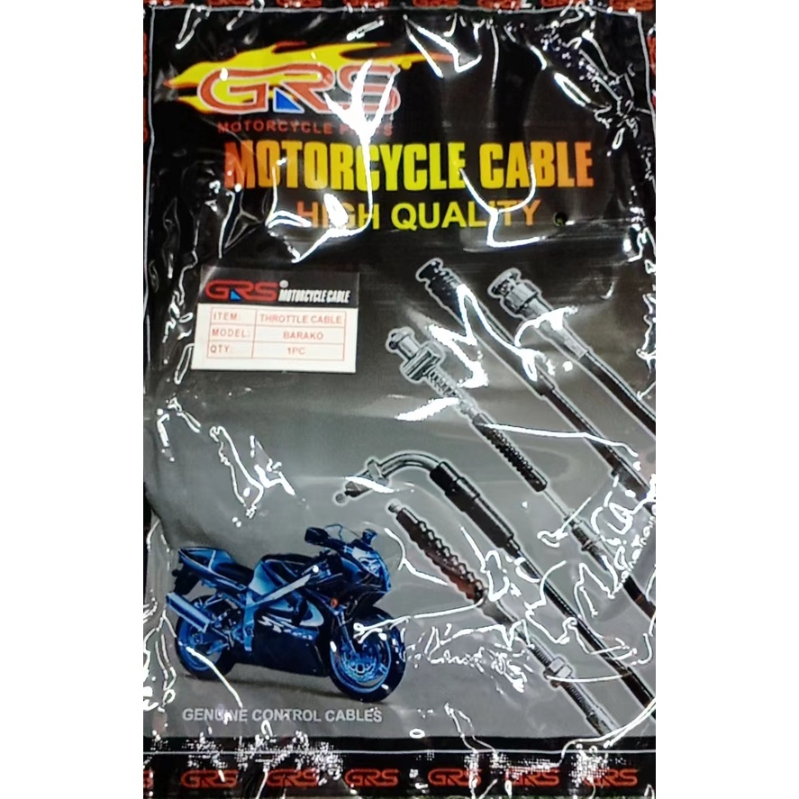 COD MOTORCYCLE CABLE BARAKO 175 THROTTLE/CLUTCH & BRAKE CABLE | Shopee ...
