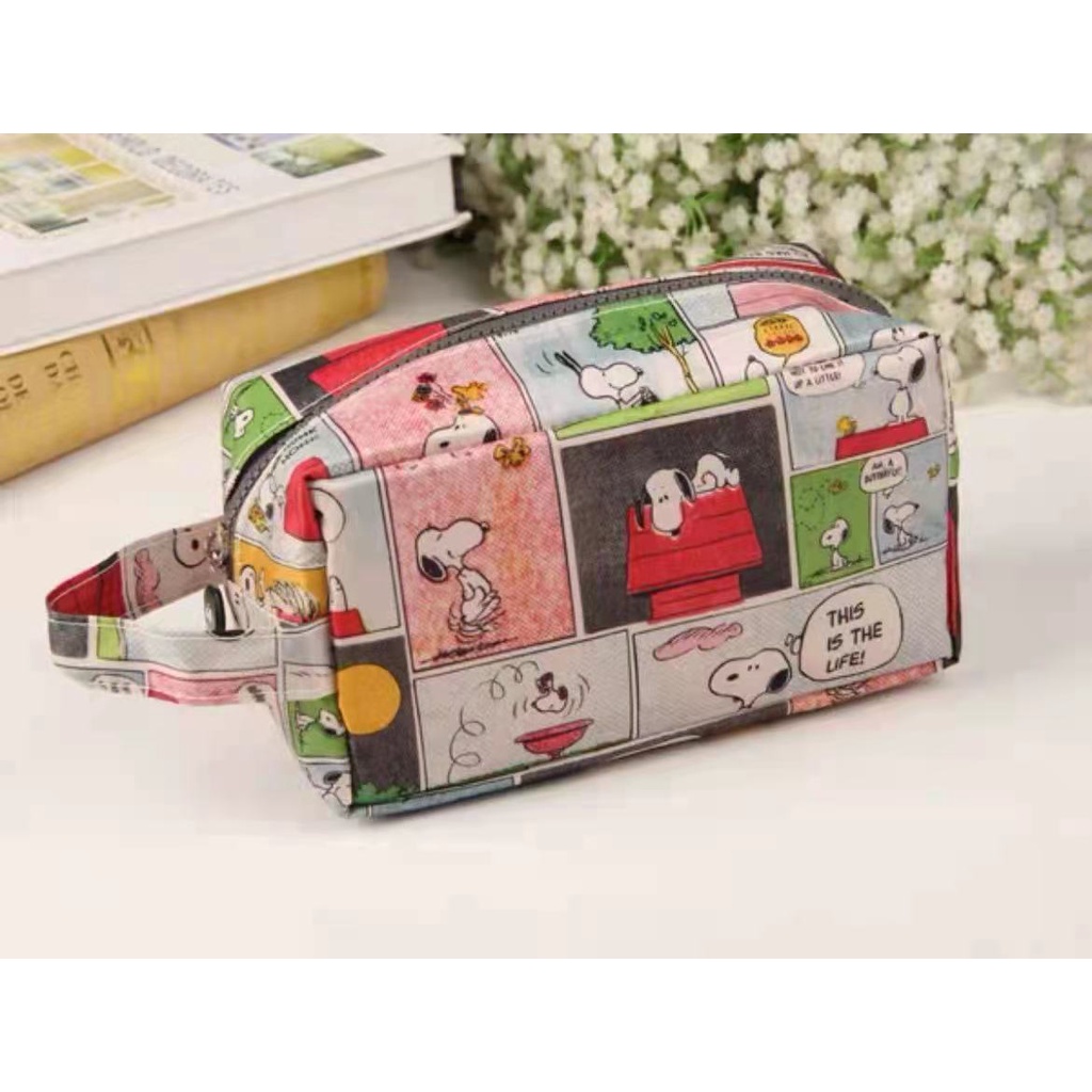 Cute Cartoons Character Hand Carry Cosmetics Pouch Travel Kit Pouch ...
