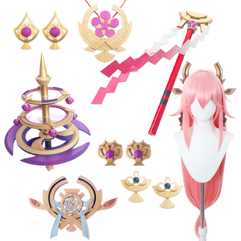 Game Genshin Impact Yae Miko Kagura's Verity&Blessed Wand Full Set ...