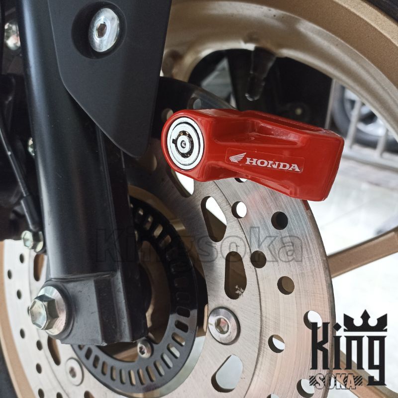 Disc Lock Anti-Theft Disc Padlock Original Honda Motorcycle Disc ...