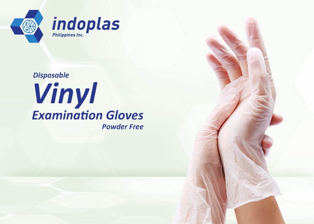 Indoplas Vinyl Examination Gloves (Large) - 1 Box | Shopee Philippines