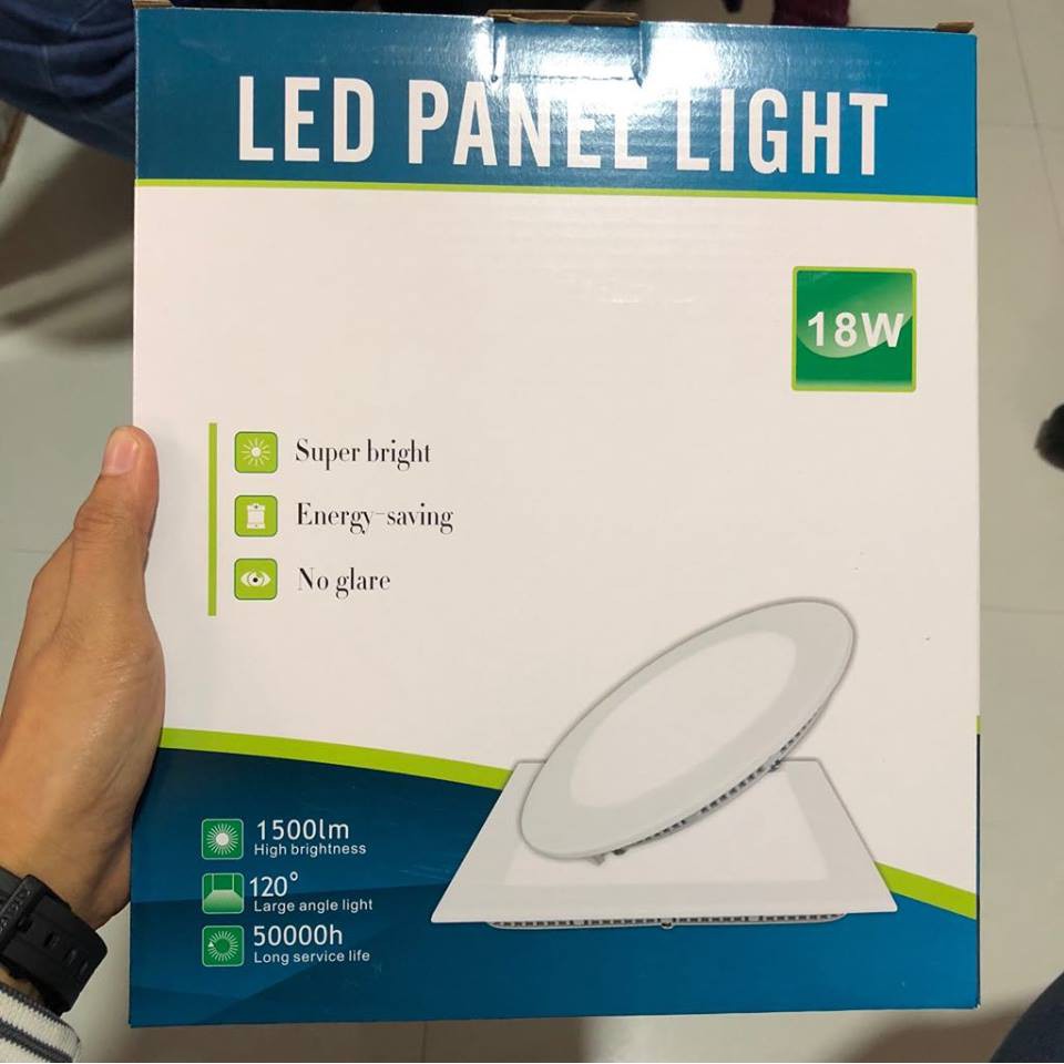 18 WATTS LED PANEL LIGHT, WHITE, ROUND (ultra thin) | Shopee Philippines