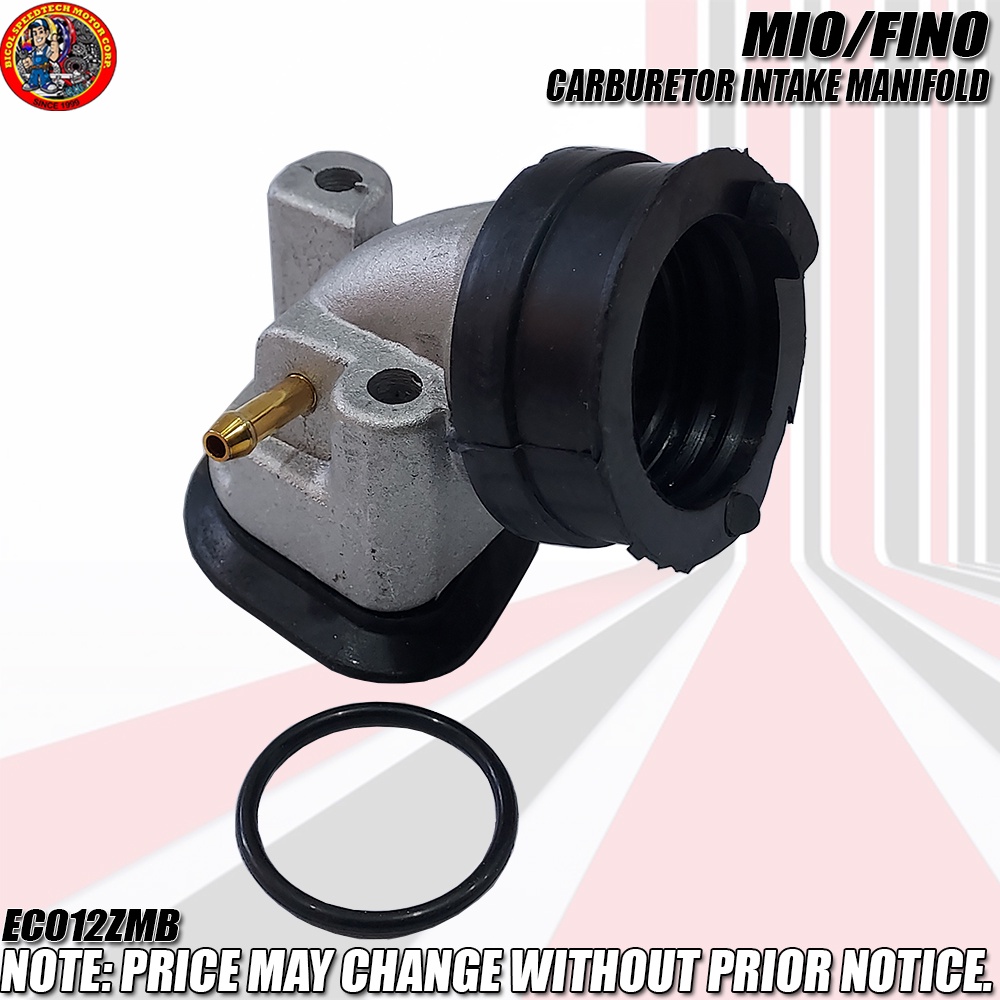 MIO/FINO CARBURETOR INTAKE MANIFOLD STOCK (EC012ZMB) | Shopee Philippines