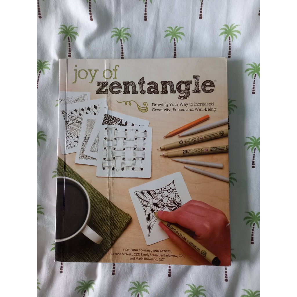 Joy of Zentangle Doodle and Calligraphy (pre loved / paperback ...