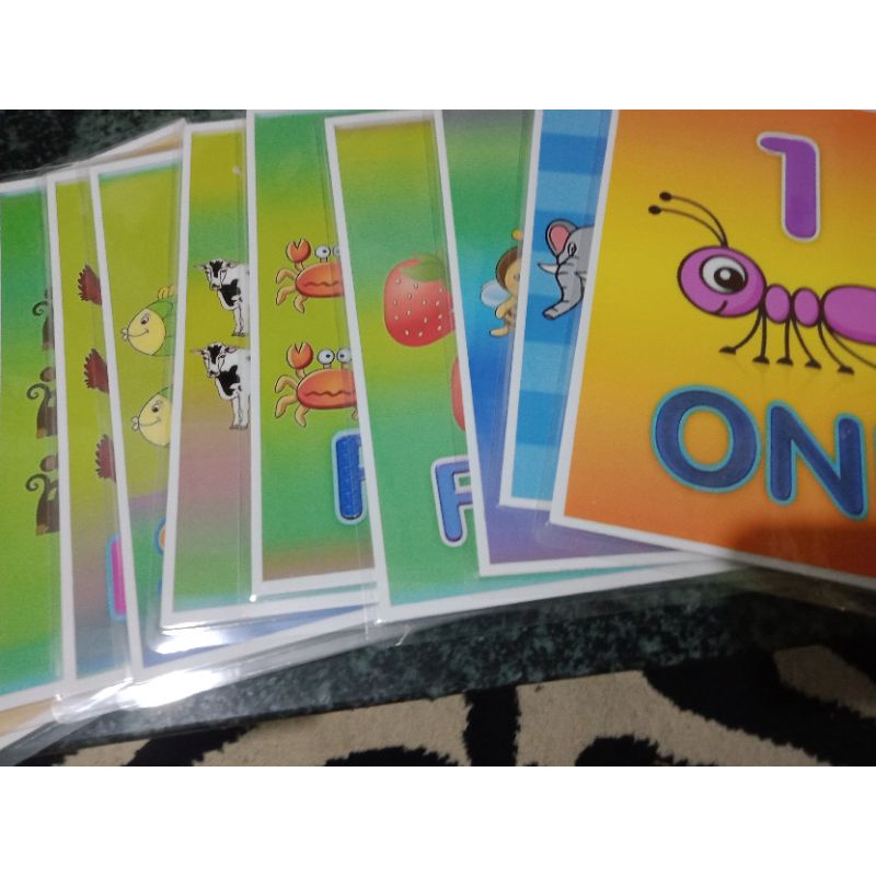REUSABLE LAMINATED NUMBER FLASHCARDS | Shopee Philippines