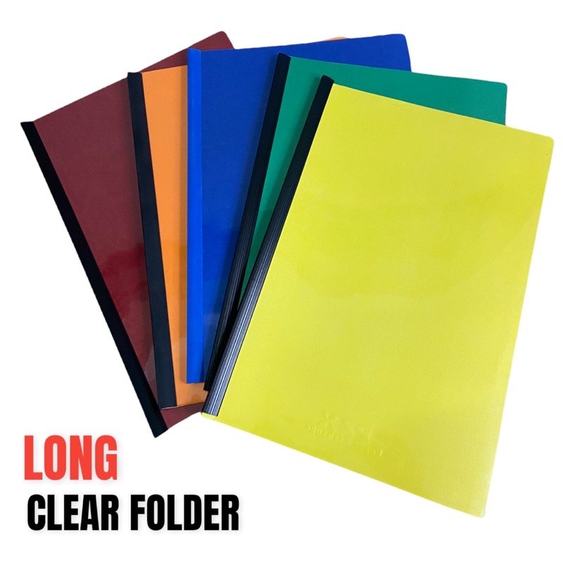 Clear Folder (Assorted Colors)Legal size (Sold per Pc) | Shopee Philippines
