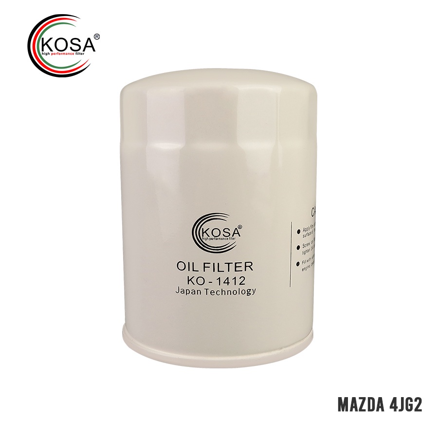 ISUZU 4JG2 TROOPER NPR C-412 TnC PARTS KOSA OIL FILTER KO-1412 (1PC ...
