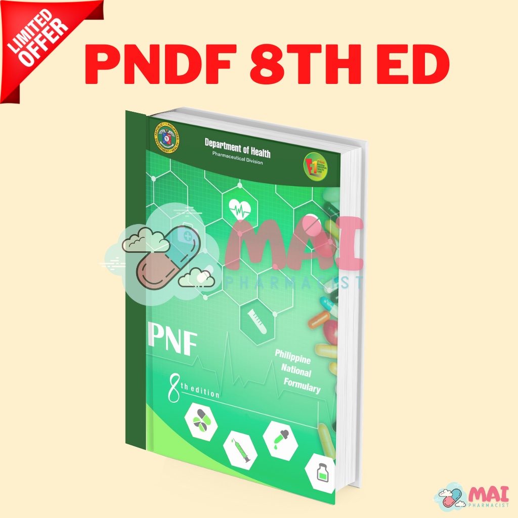 PNDF or Philippine National Drug Formulary for Drugstore (8th edition ...