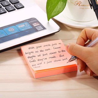 sticky notes(square) sticky note school supplies glow in dark | Shopee ...