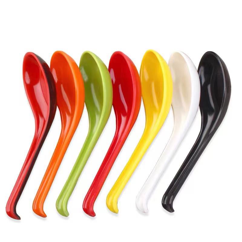 Melamine/ceramic high-end rice spoon, soup spoon, shatterproof spoon ...