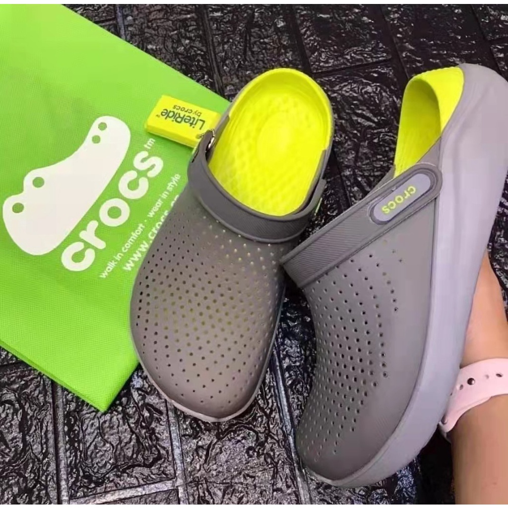 Class A Crocs Calochi hole shoes LiteRide Kolog outdoor slippers men's ...