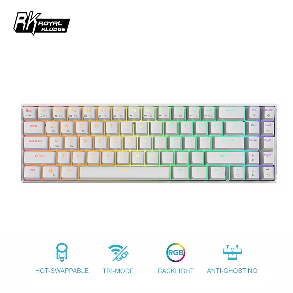 Royal Kludge Rk100 Wireless Mechanical Keyboard 96% | Shopee Philippines